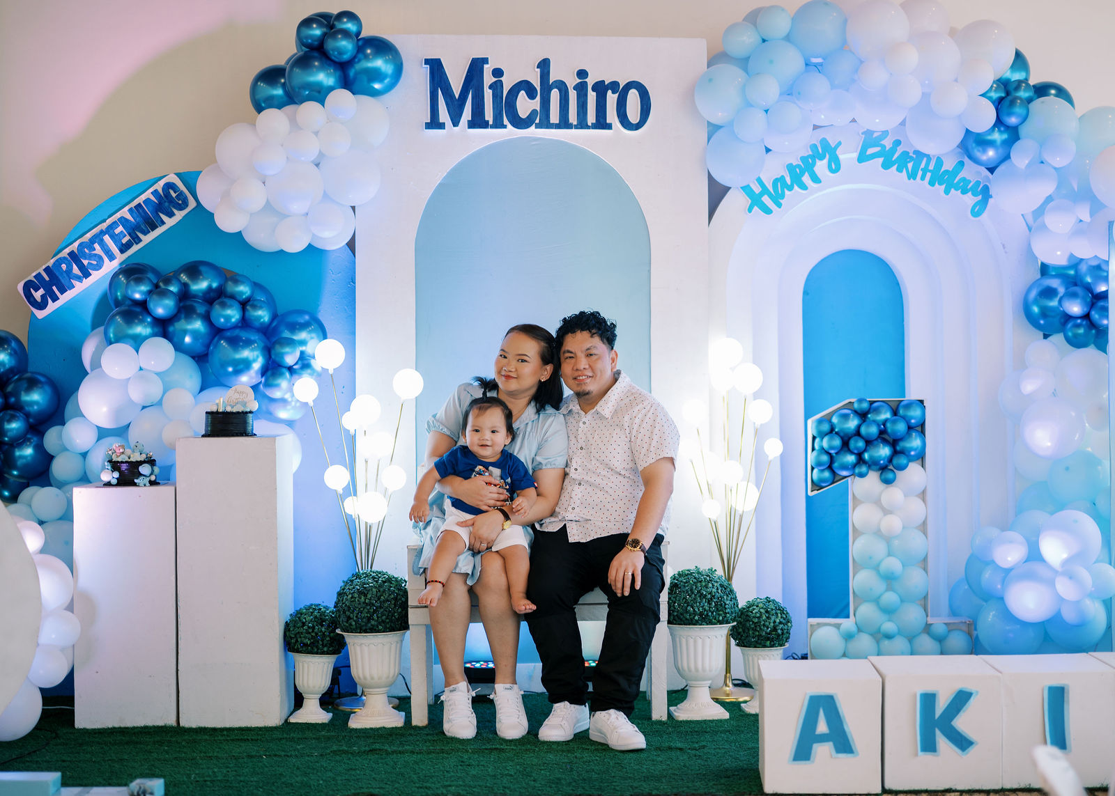 MICHIRO // BAPTISM & 1ST BIRTHDAY by Bree Hikilan Photography
