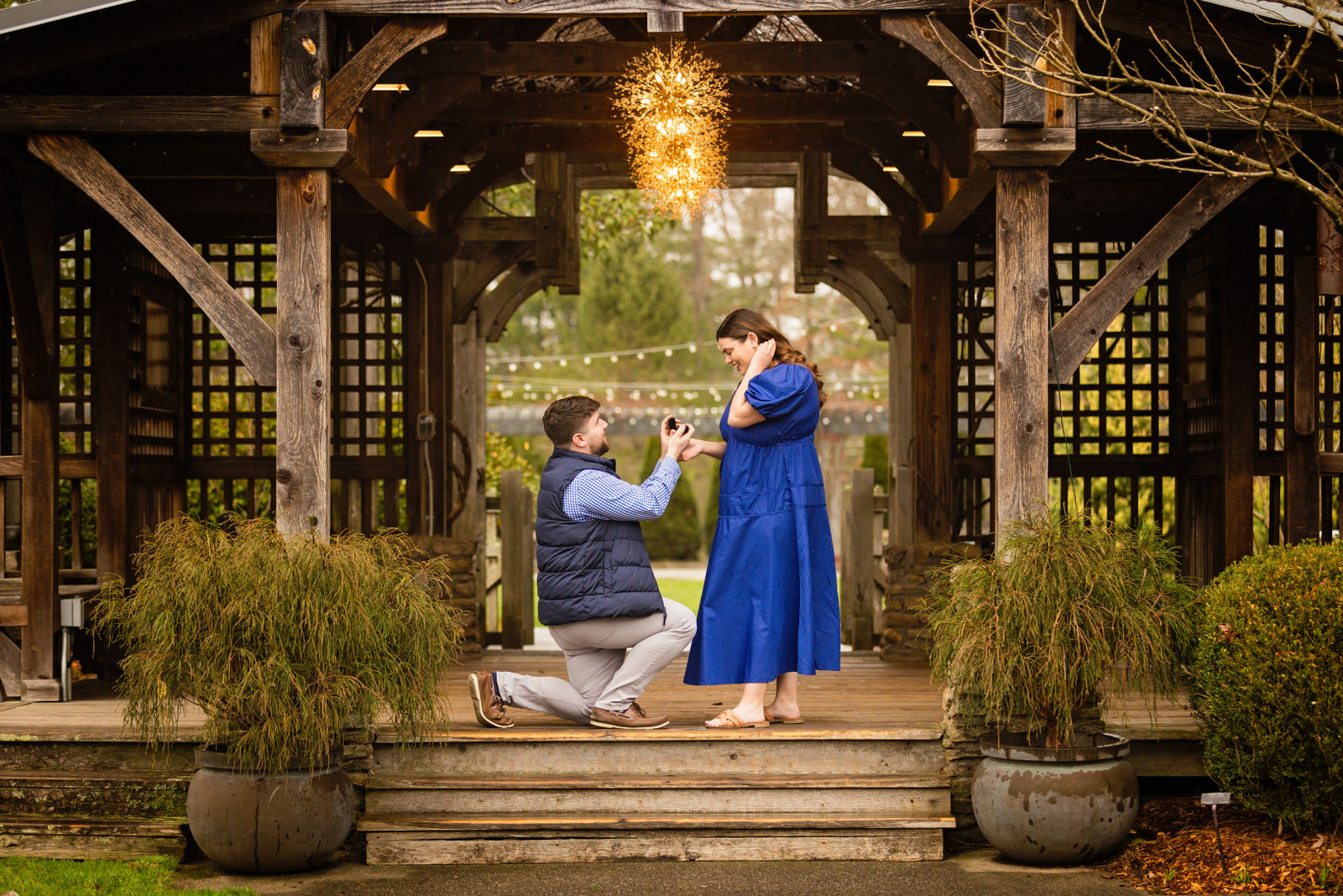 Brett & Jessica - NC Arboretum by Forge Mountain Photography