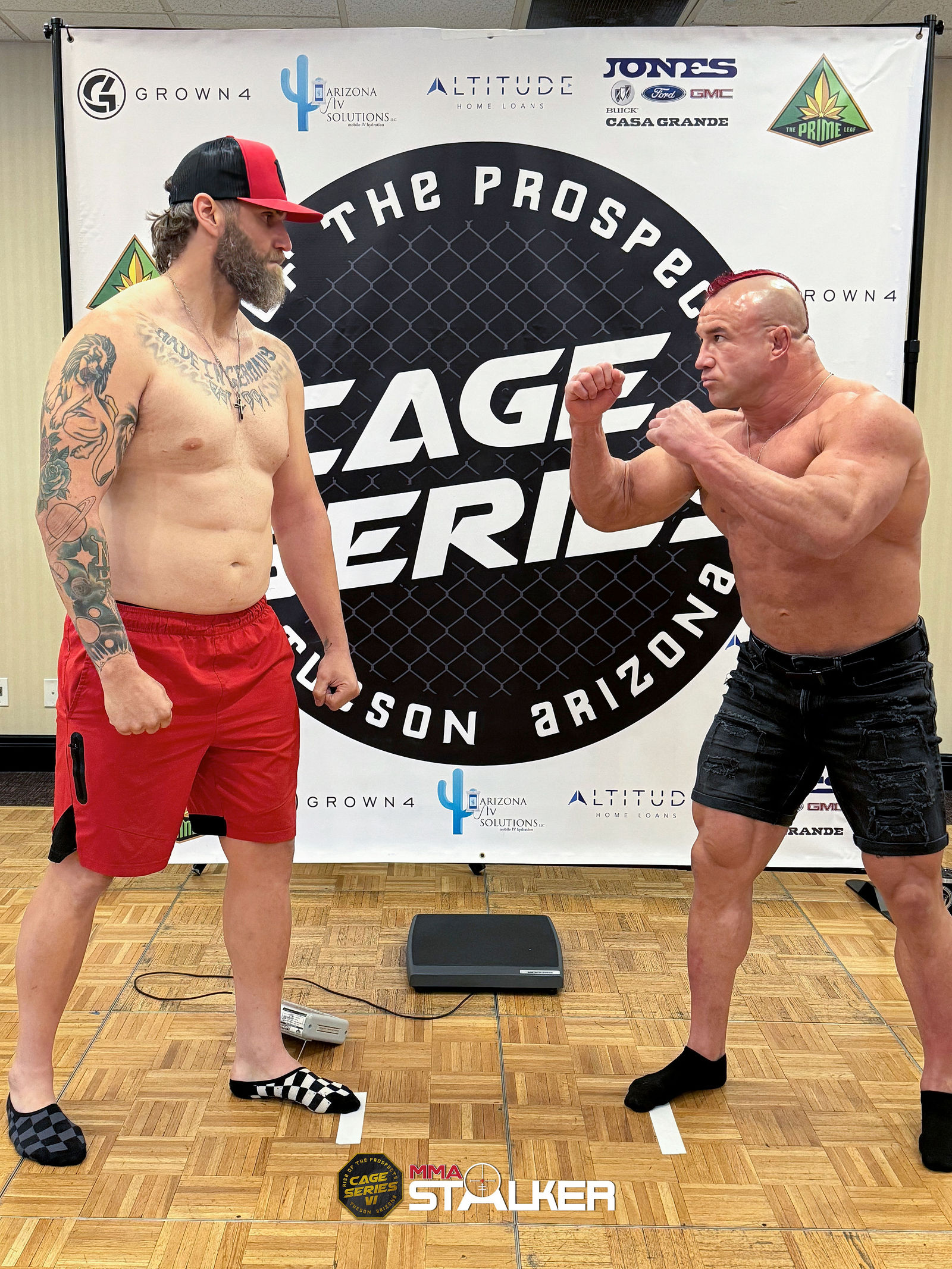 Cage Series 6 Weigh-ins by MMA Stalker