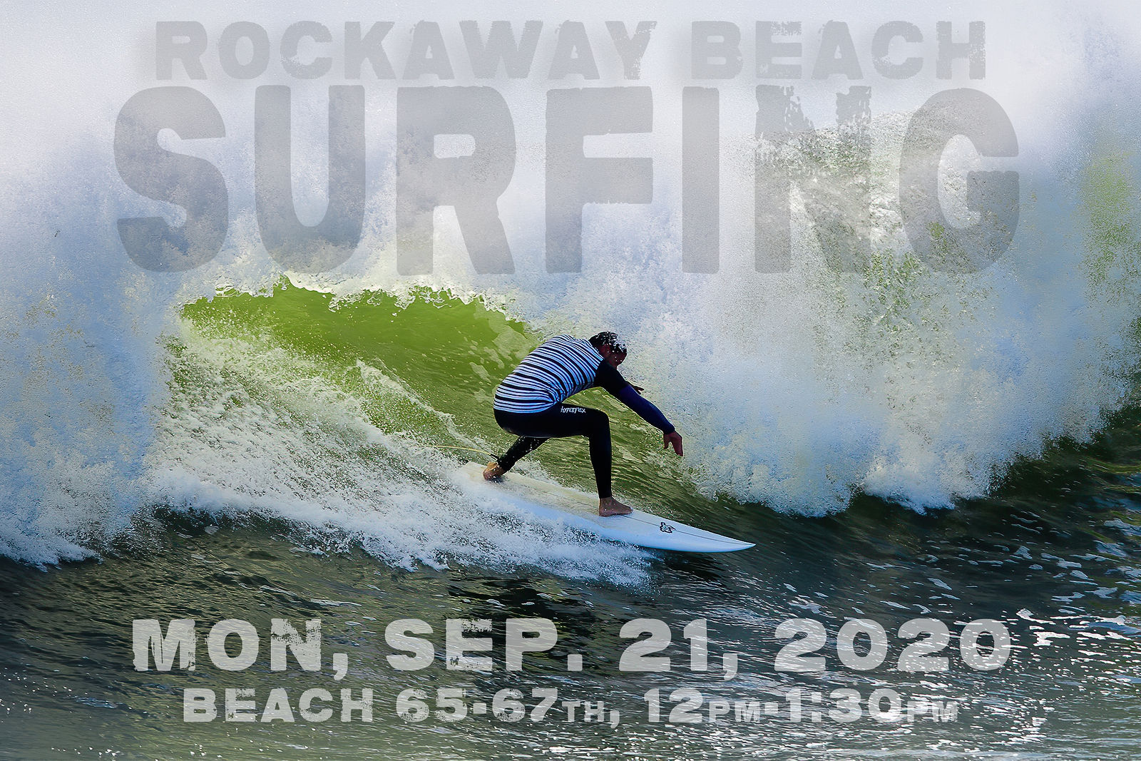 Surfing (Rockaway Beach B65-67, 9/21/2020) by Gameday Photos NYC