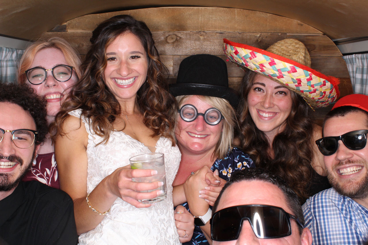 Isabella + Brian by Photos by The ShutterBus Vintage VW Photo Booth