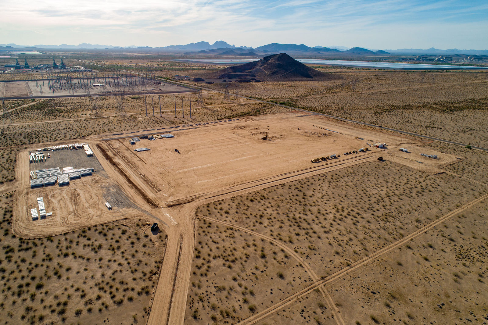 Sun Streams Solar - Chukar 500kV Substation by HawkView Aerial Solutions