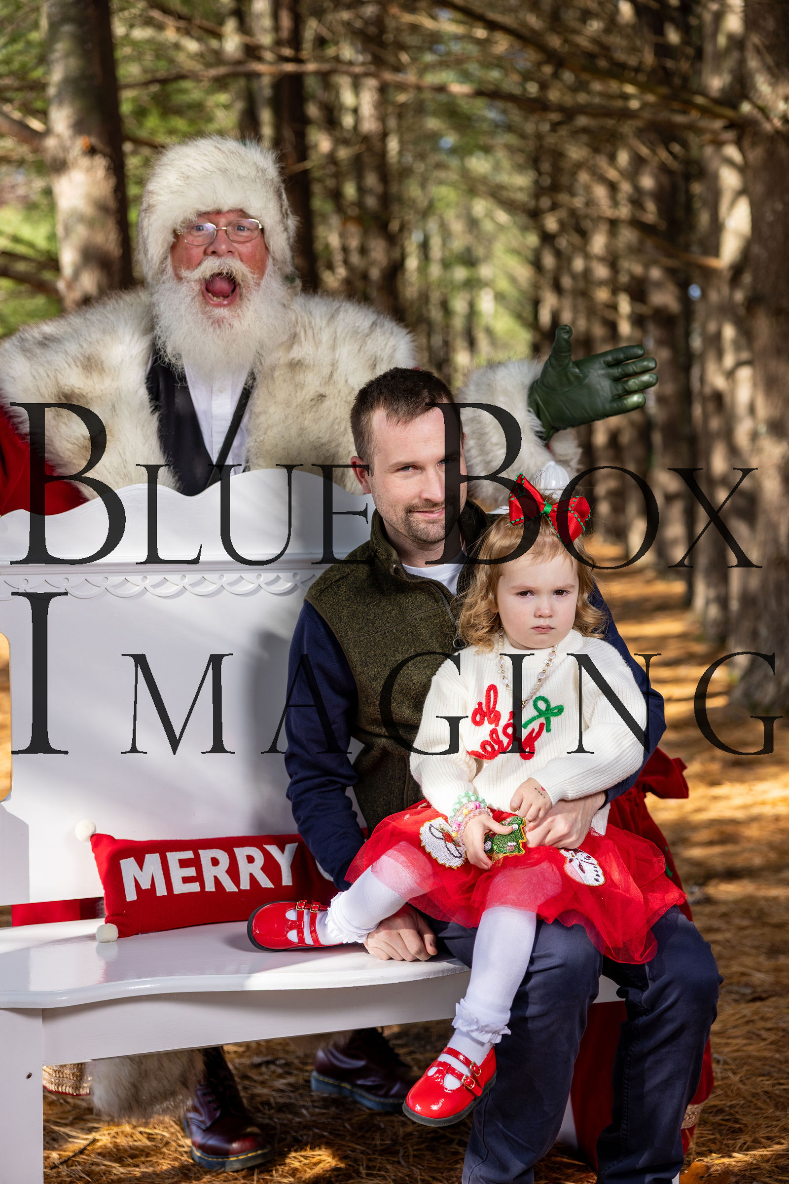 Morgan Family Santa Session by Blue Box Imaging LLC