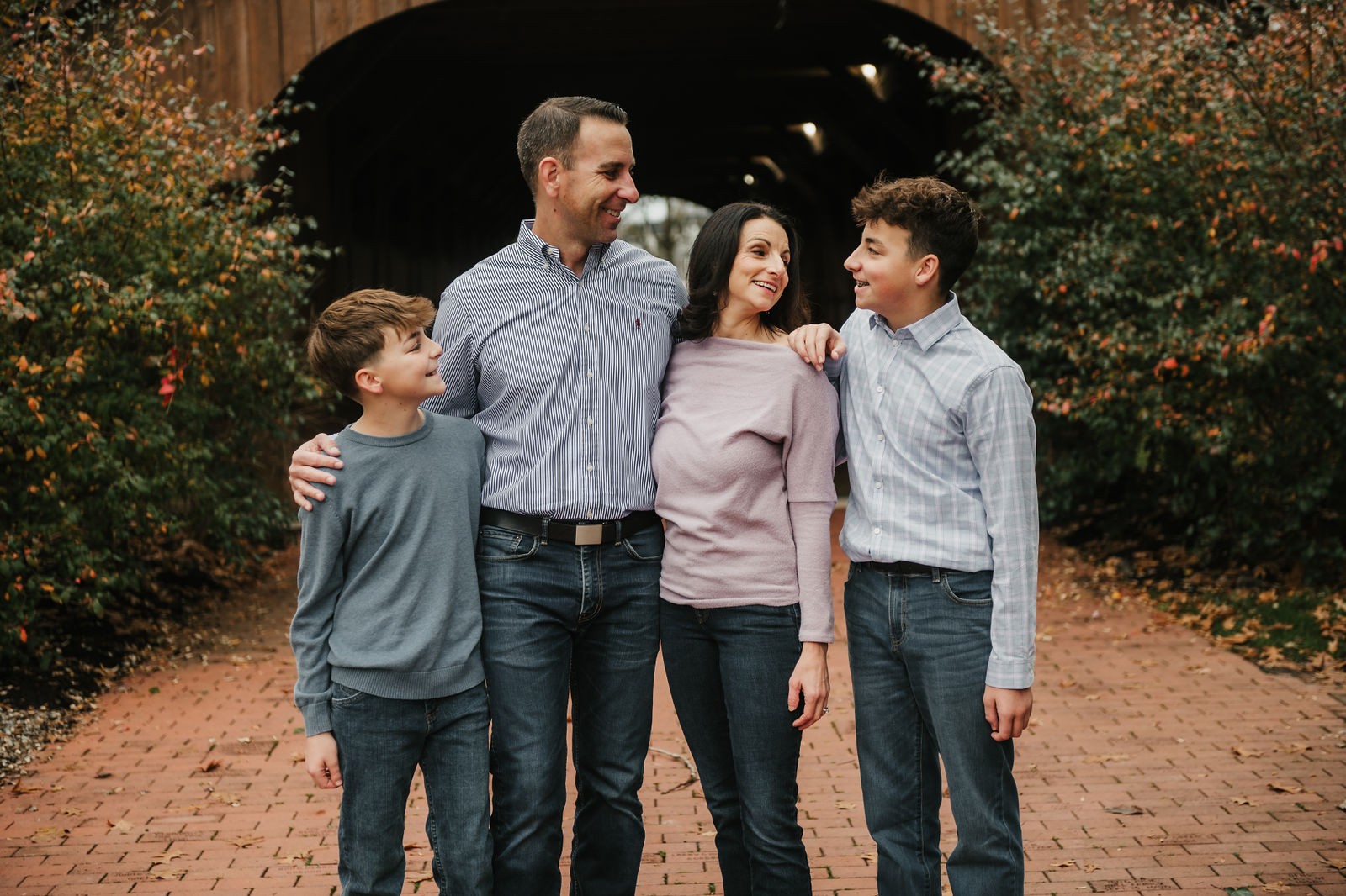Evanoff Family, David Fortier Park Olmsted Falls by Shiny Penny Studios