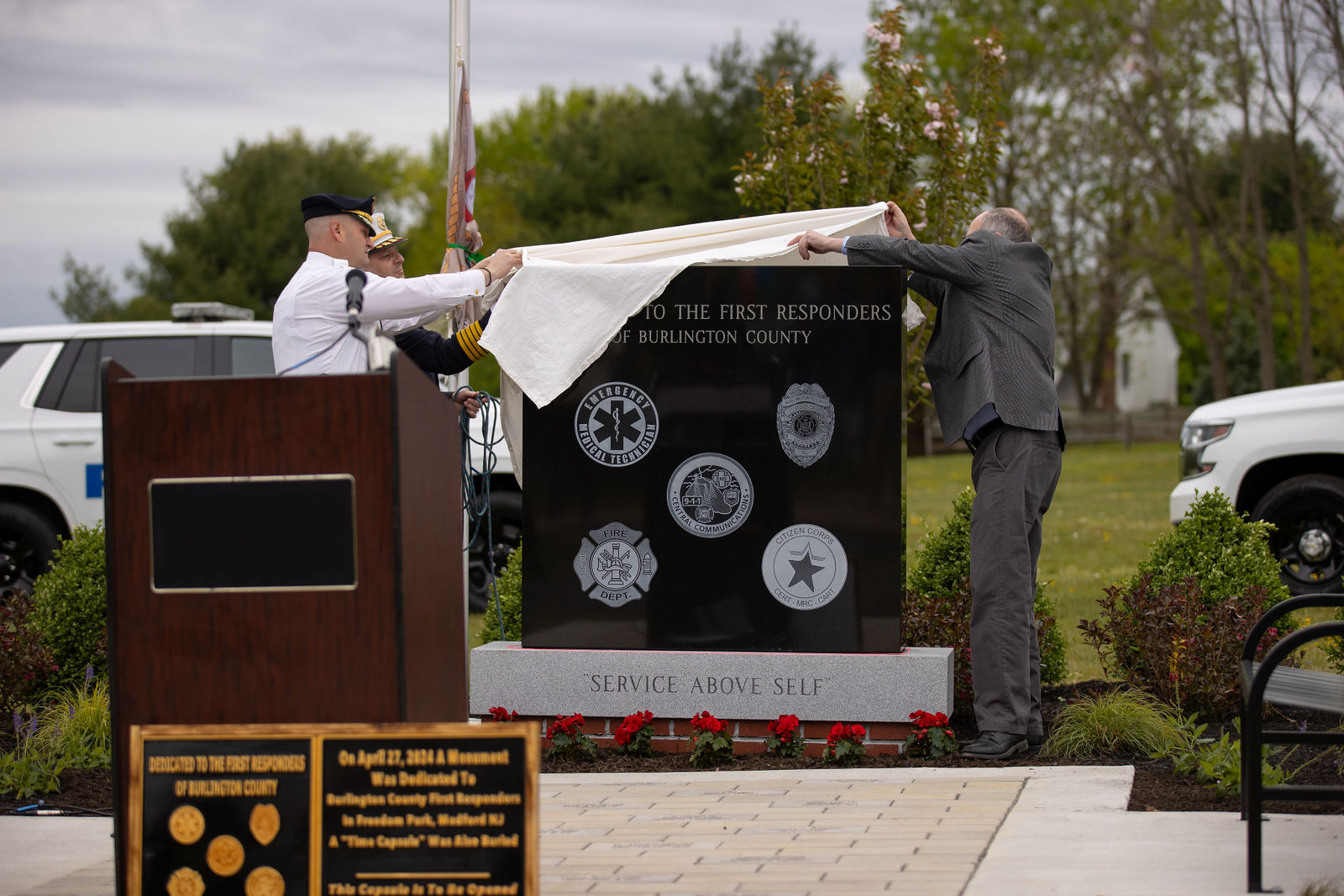 Burlington County First Responders Memorial by Dave Hernandez Photo