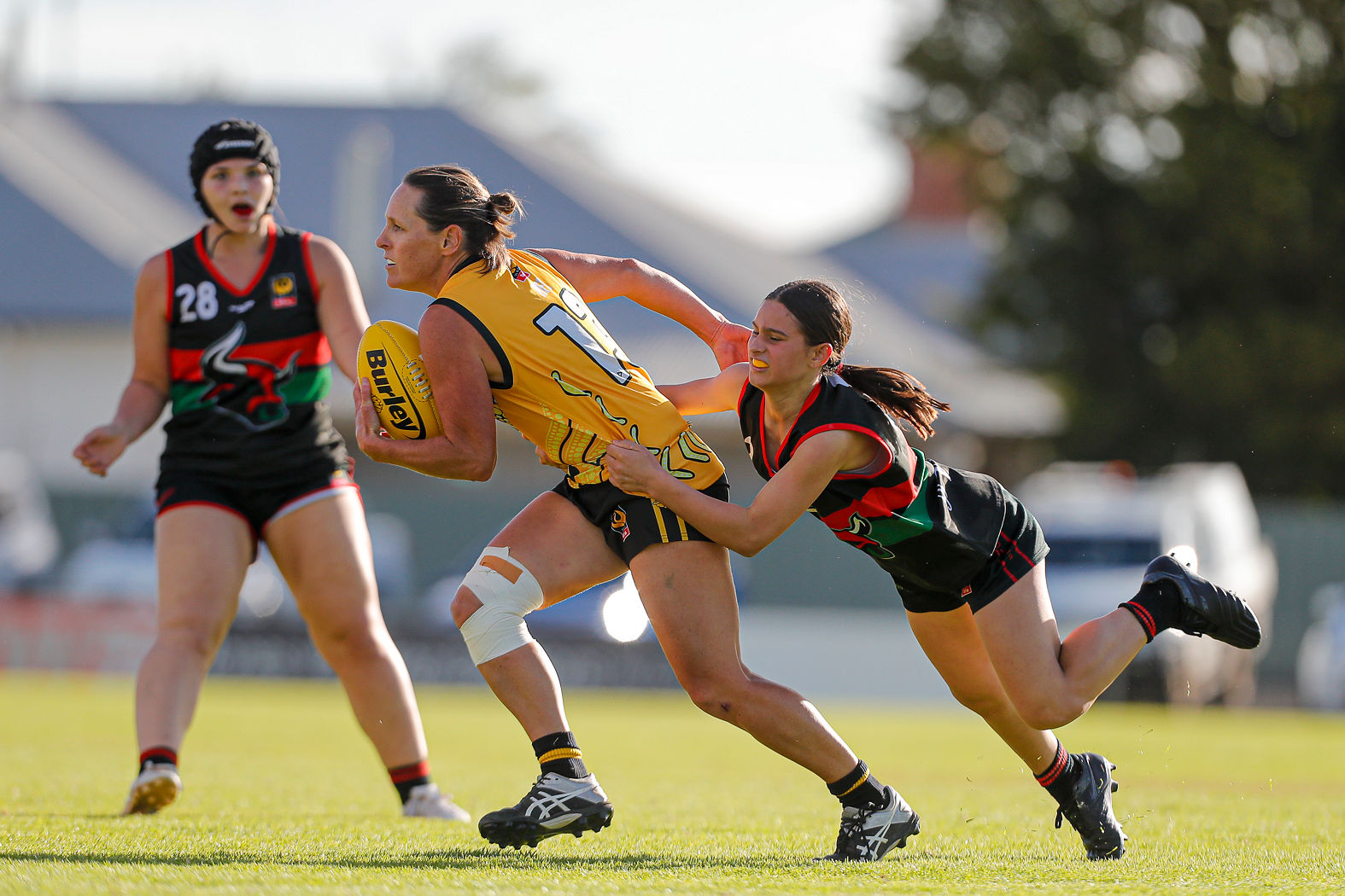 SWFL-W Rd 3 Harvey Bulls v Bunbury Bulldogs by JLG Photographics