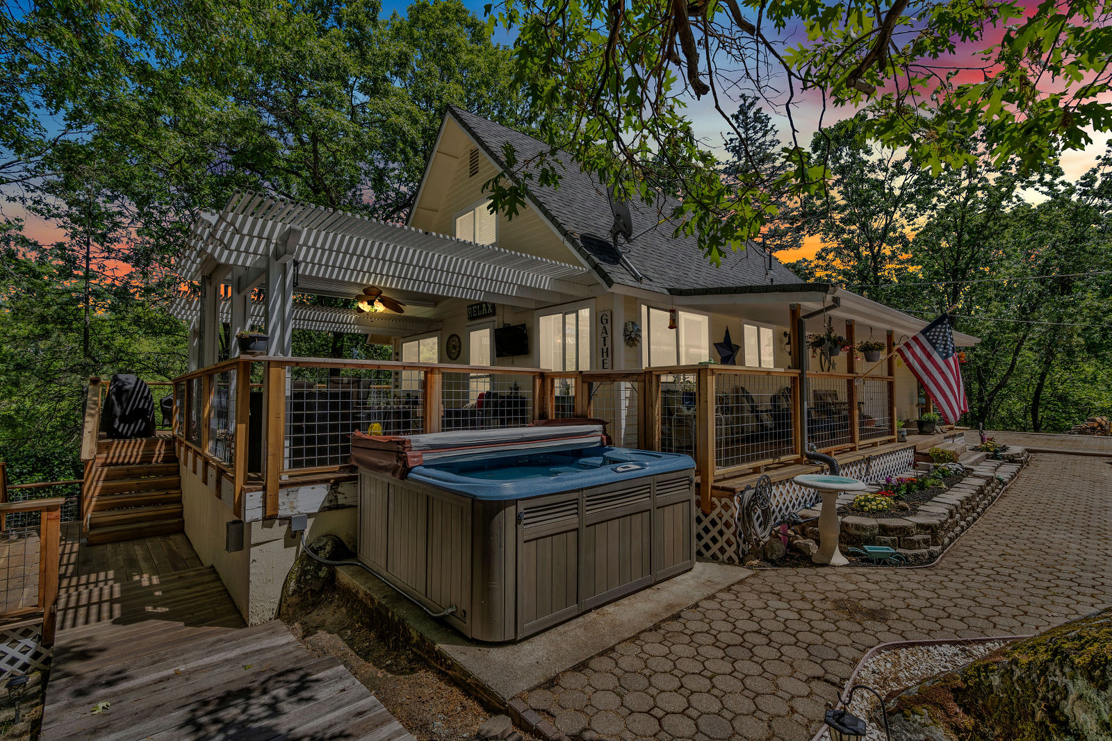 14890 Hillcrest Avenue River Pines CA. by Amador Photo