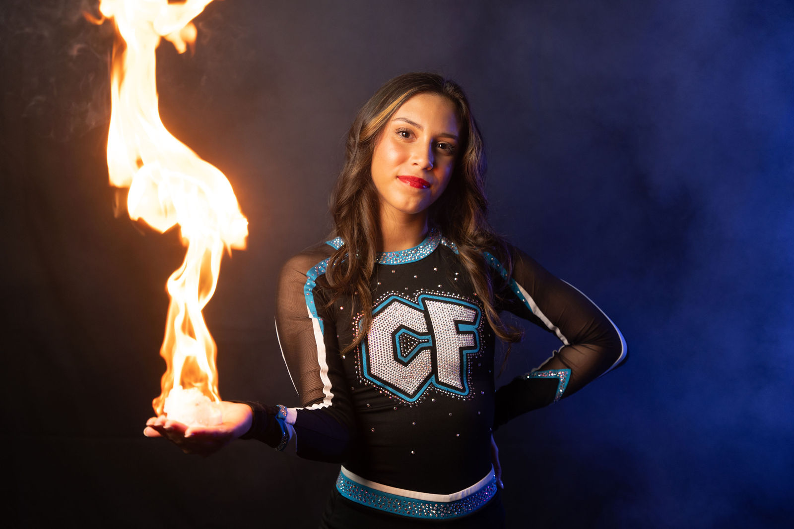 Cheer Force Fire by Glenn Eymard Photography