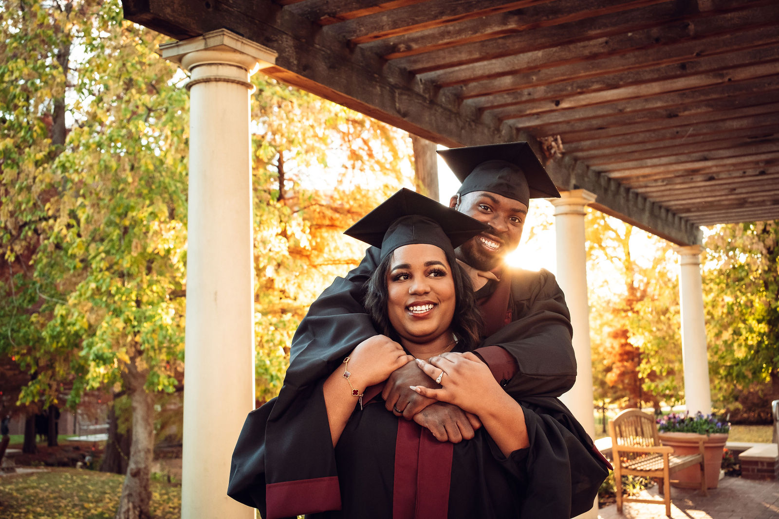 Jalissa Excford - TWU Grad by Eric Aaberg Photography