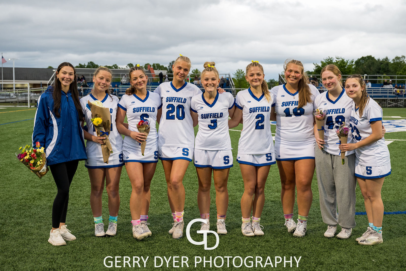 Suffield Girls Lacrosse Senior Night 2025 by Gerry Dyer Photography