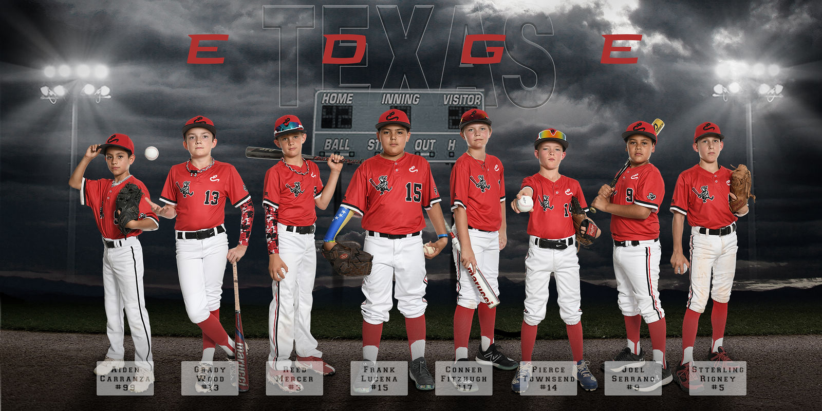 Texas Edge - Dug Out Banner by Love Your Smile Photography