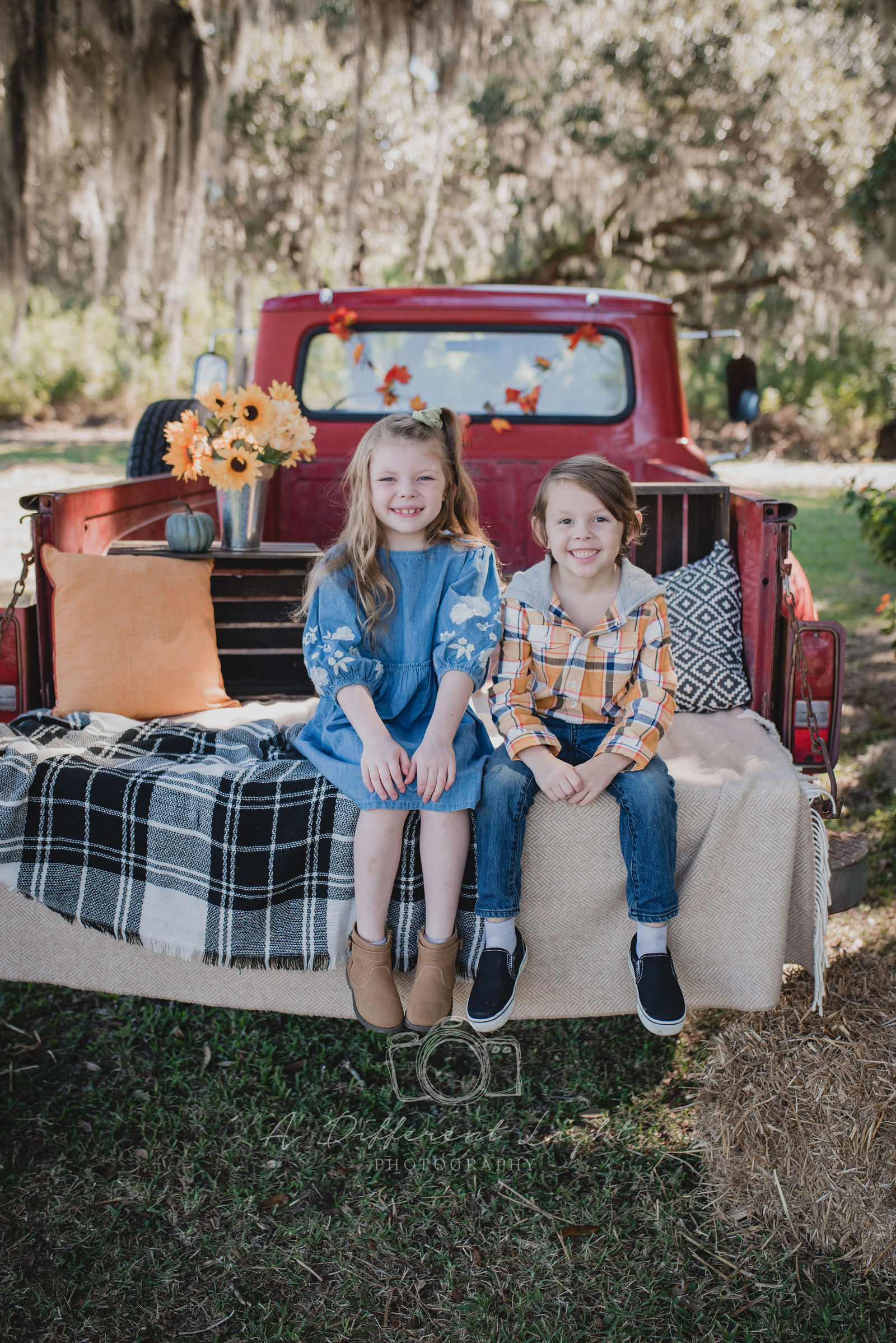 A Family - Red Truck Fall Photos at LifeBridge by A Different Light ...
