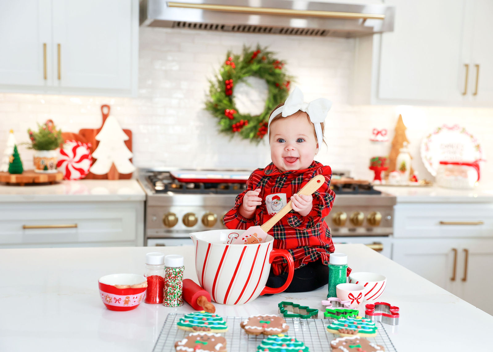MILA CHRISTMAS BAKING by Landry Shayne Photography