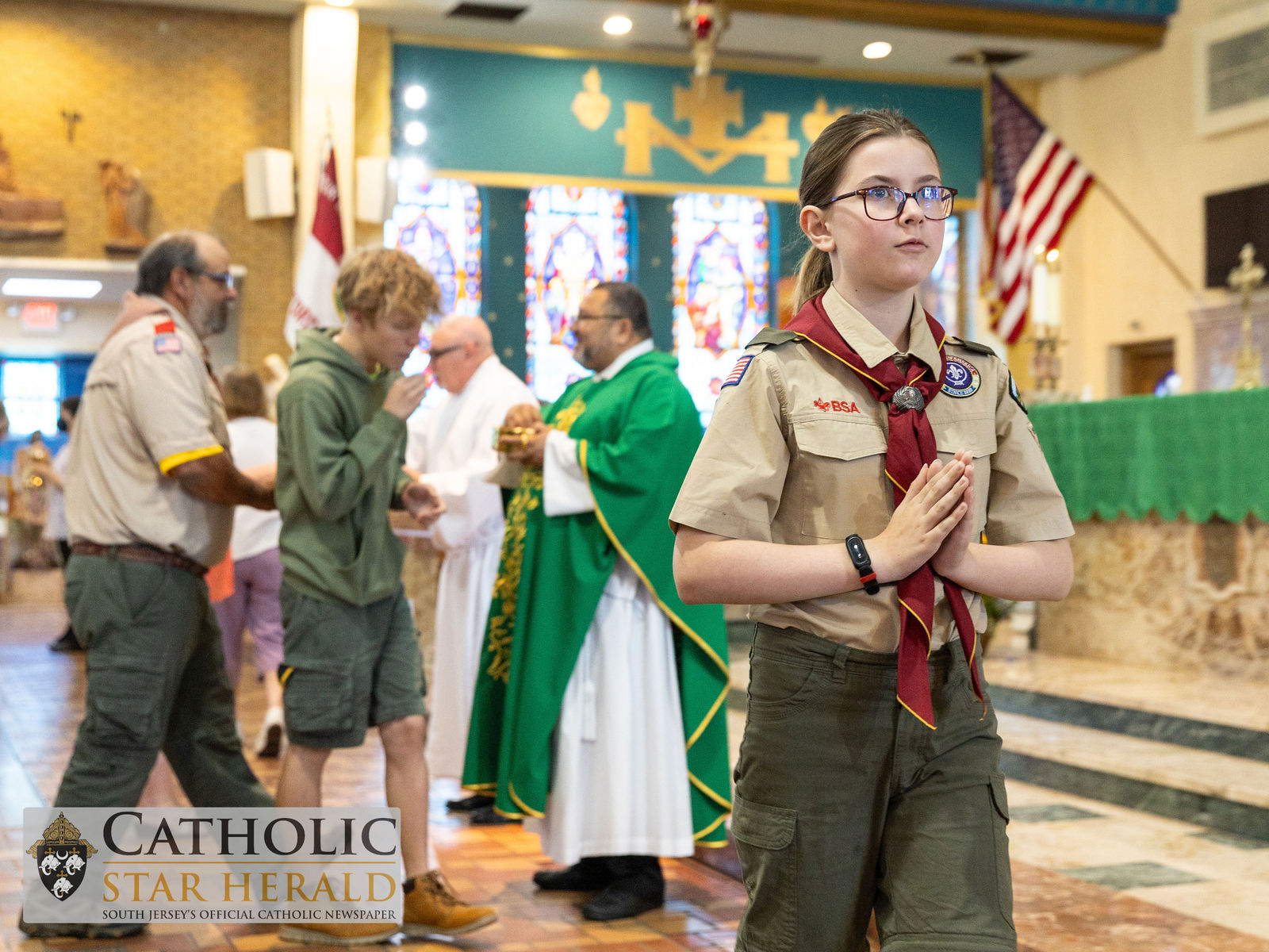 Scouting Blessing - Our Lady of Guadalupe Parish by Catholic Star Herald
