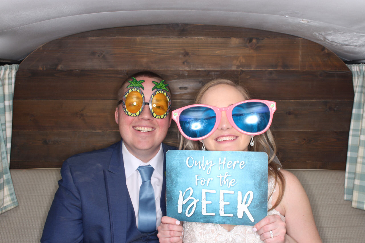 SAVANNAH + ELLIOT by Photos by The ShutterBus Vintage VW Photo Booth