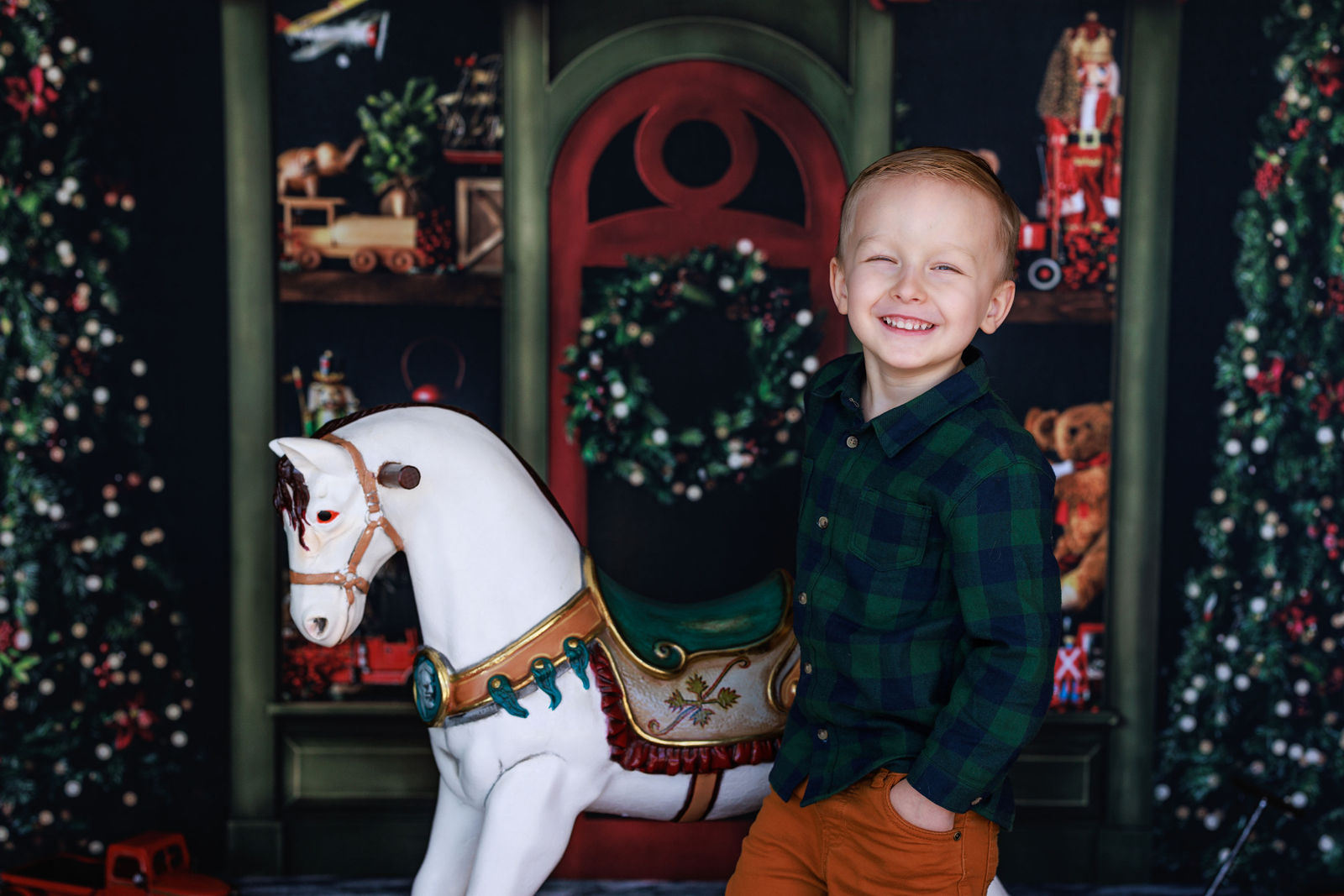 Lincoln's Christmas Session by Staci Stack Photography