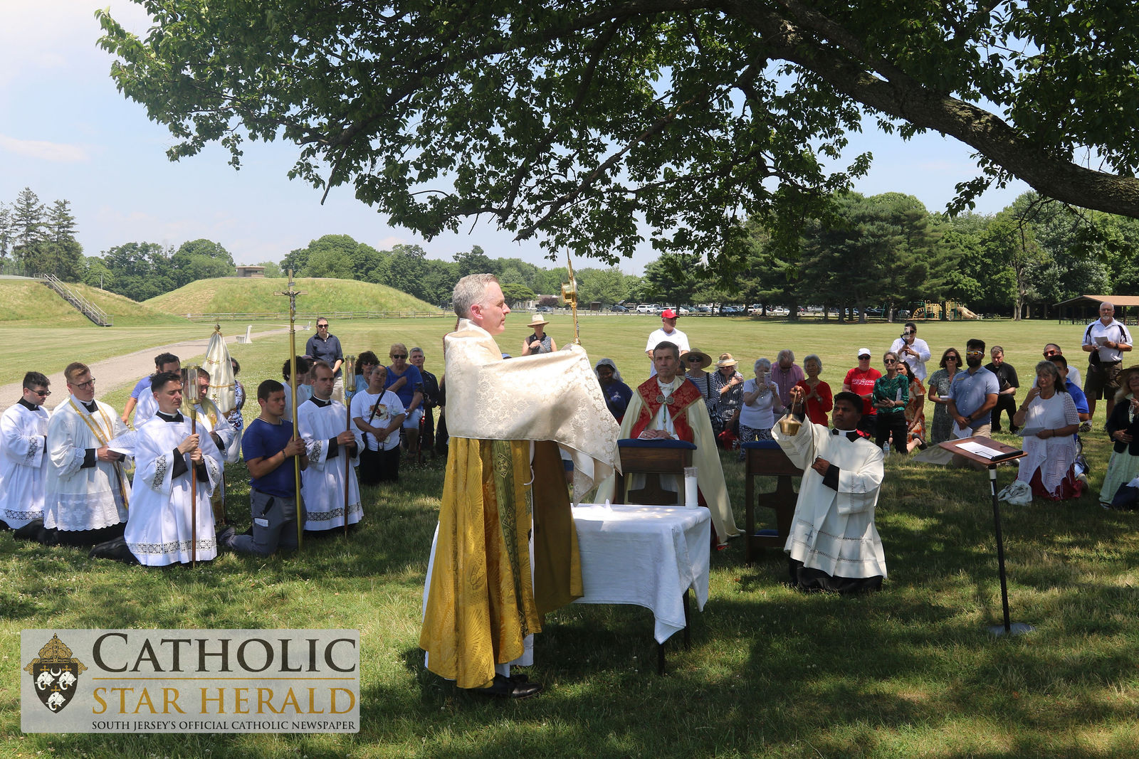 National Eucharistic Pilgrimage arrives at Ft. Mott by Catholic Star Herald