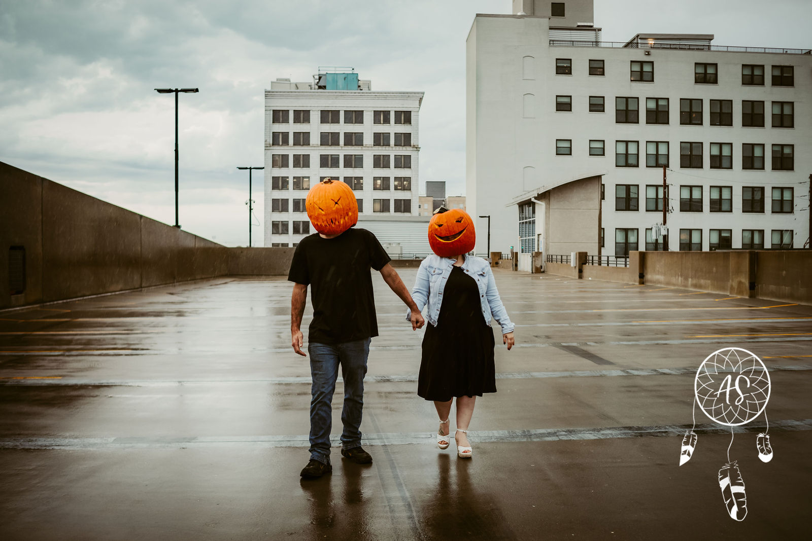 Pumpkin Head Couple by All Sides ∞ Photography