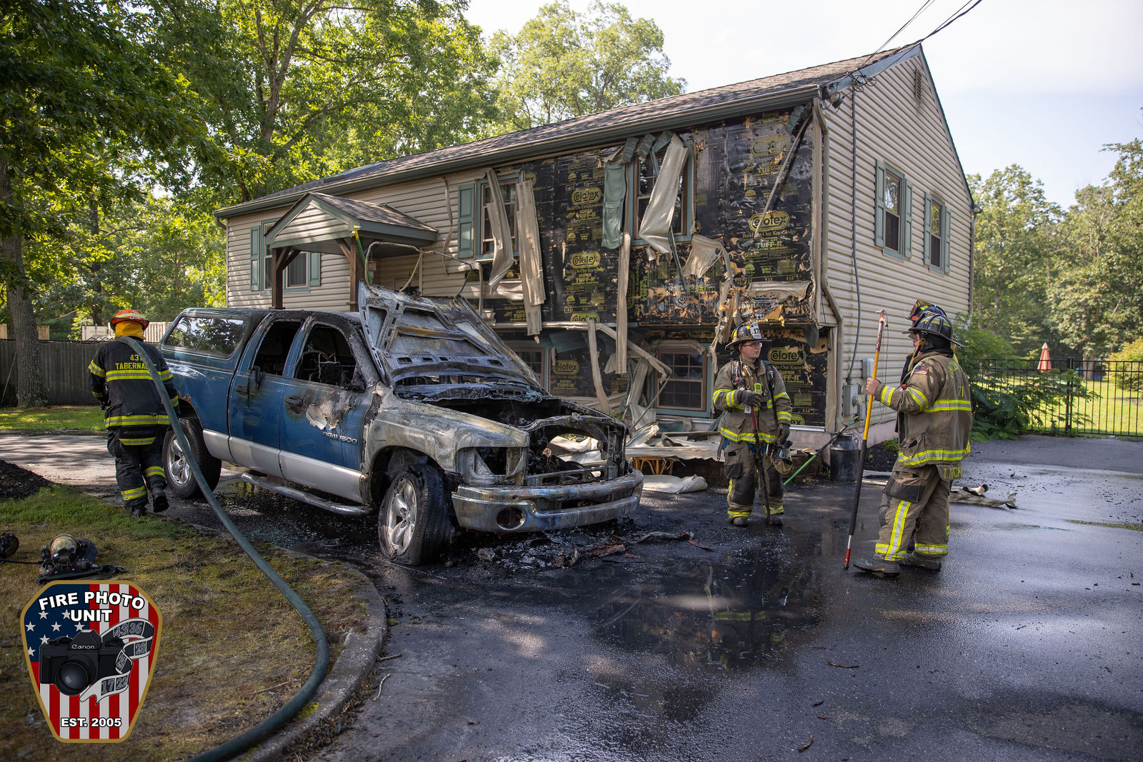 Tabernacle Auto Fire with Extension to a Dwelling by Dave Hernandez Photo