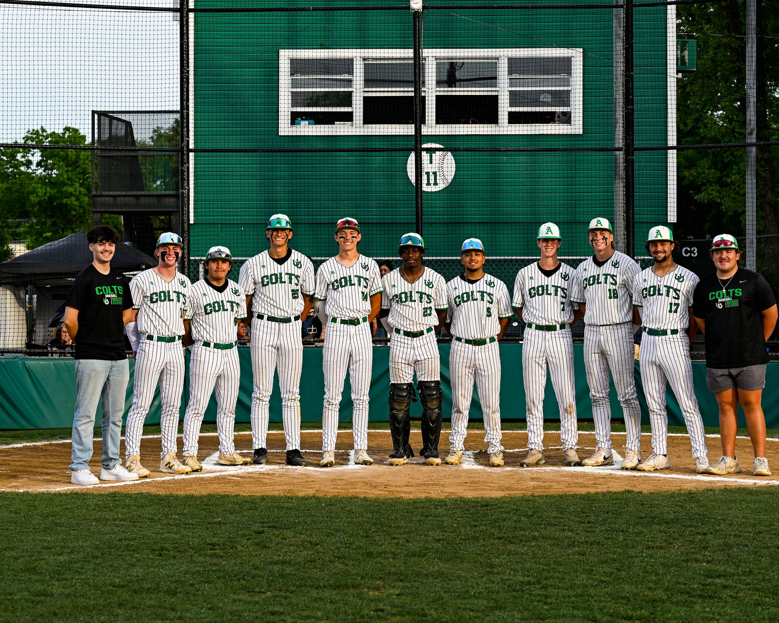 Arlington Colts baseball Senior Night by Break Neck Photography