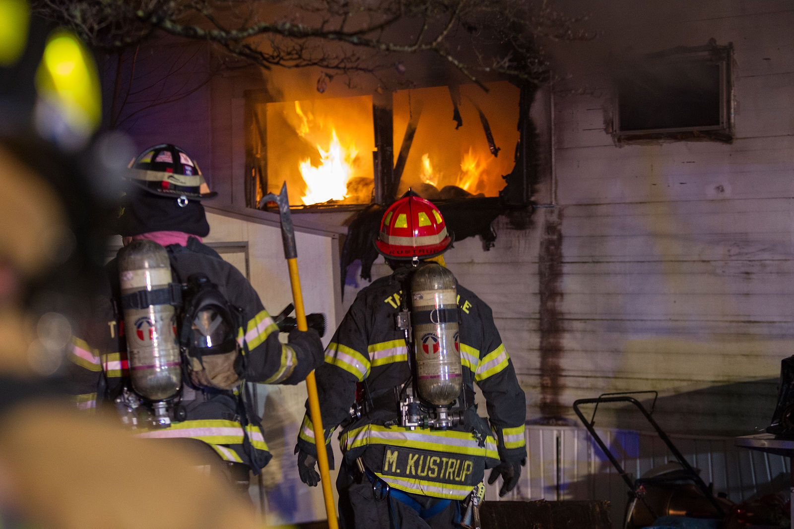 Shamong All Hands Trailer Fire by Dave Hernandez Photo
