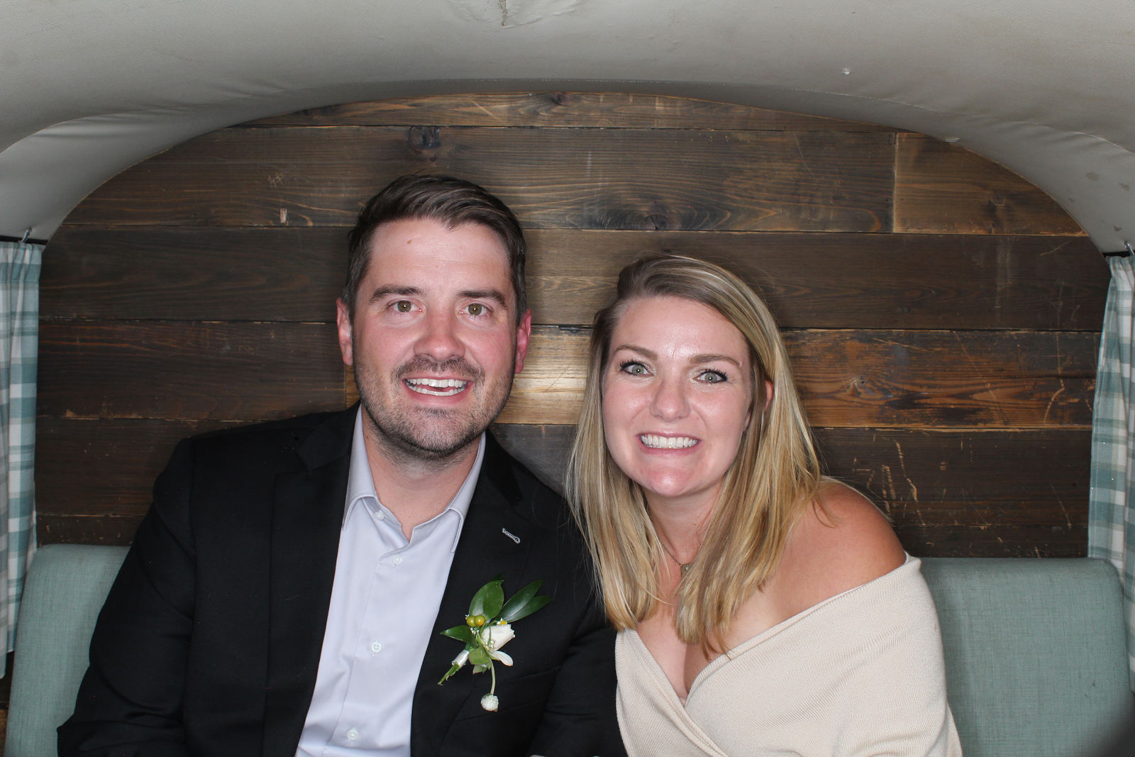 Nicolette + Collin by Photos by The ShutterBus Vintage VW Photo Booth