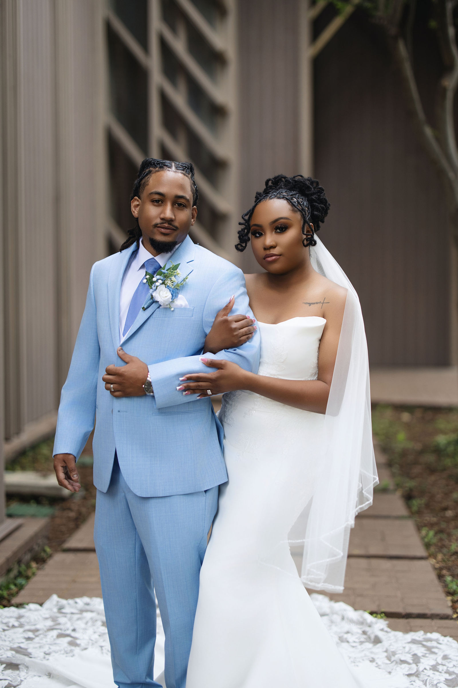 Ijionea & Jeffrey - FT. Worth Chapel by Just Elope LLC