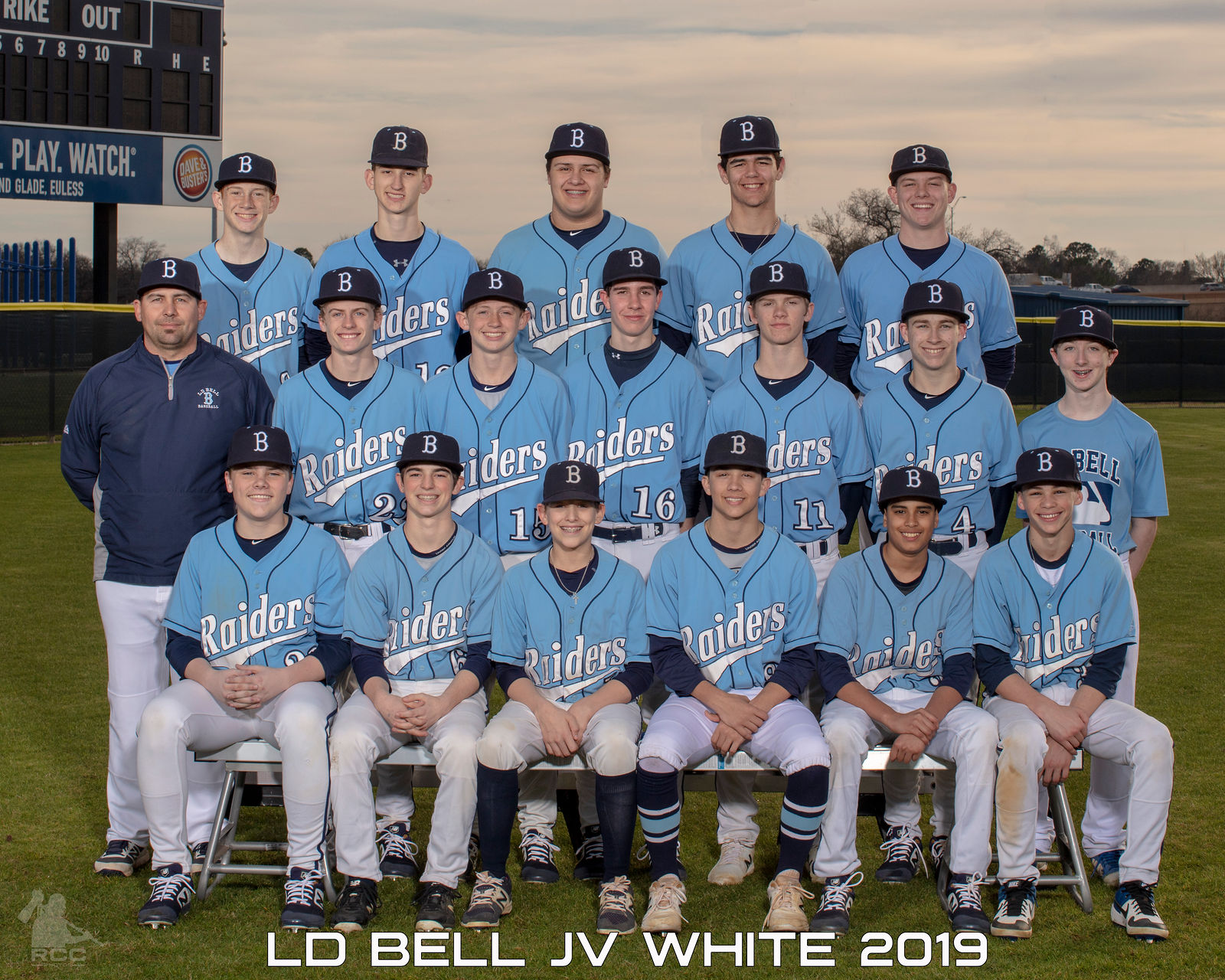 LDB Baseball JV WHITE by Ron Christopher Photography