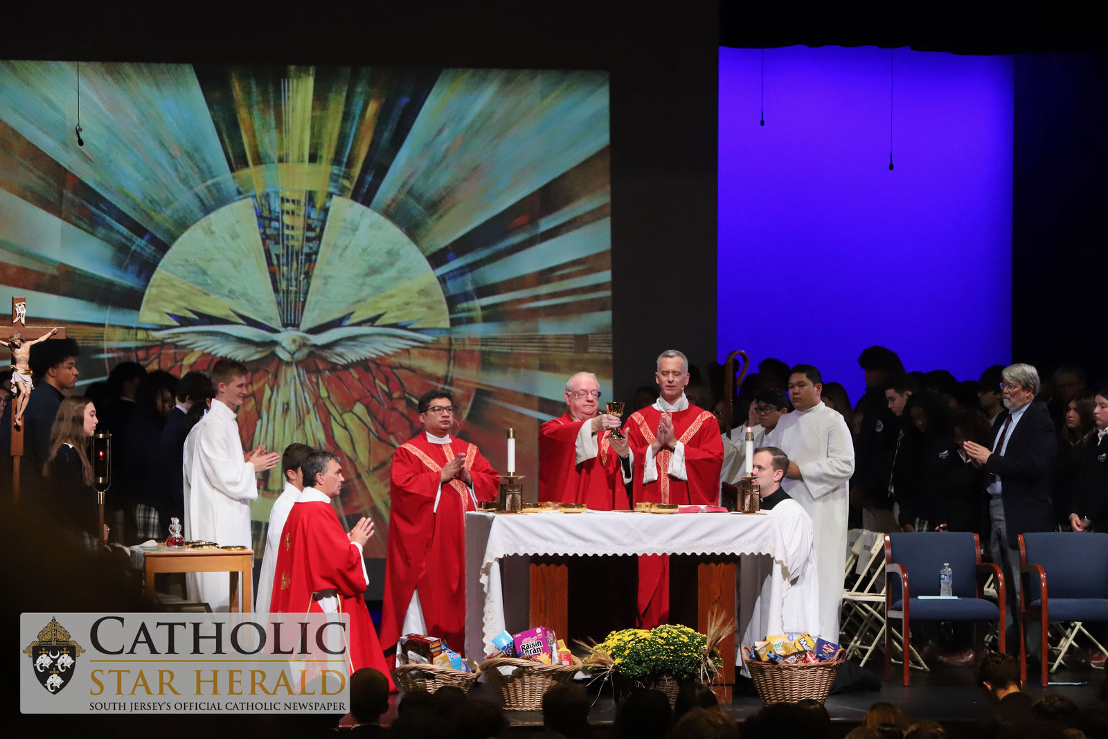 Bishop Sullivan & Bishop Williams visit Paul VI High School by Catholic ...