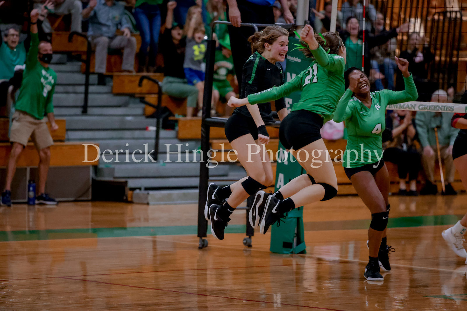 Newman Volleyball 2021 by Derick Hingle Photography LLC