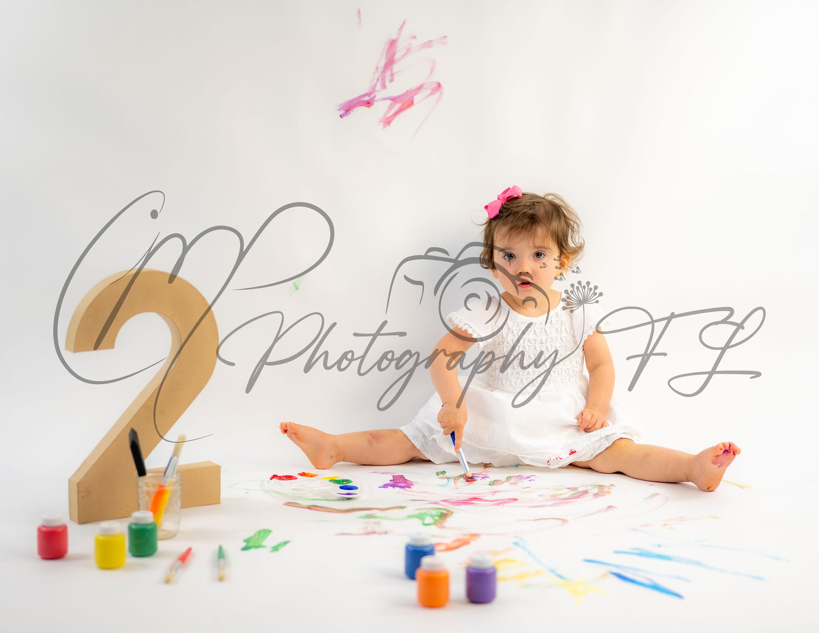 Lakeliegh's 2nd Birthday Paint Sesh by CMP Photography FL LLC