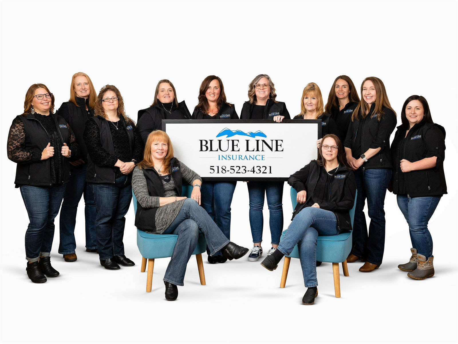 Blue Line Insurance - Headshots & Group Portraits by Jordan Craig Media LLC
