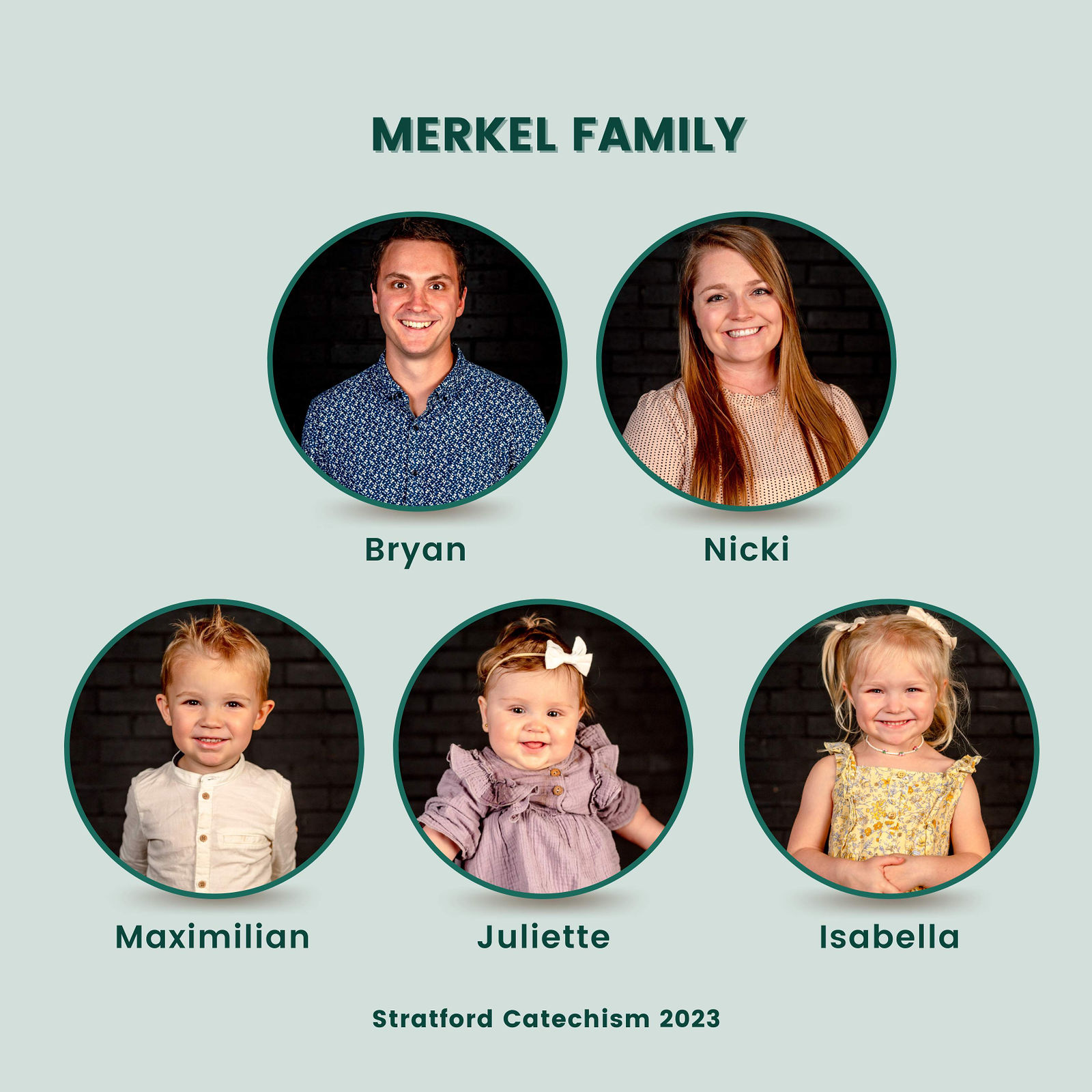 Stratford Family Catechism Directory 2023-2024 by davidiam photography