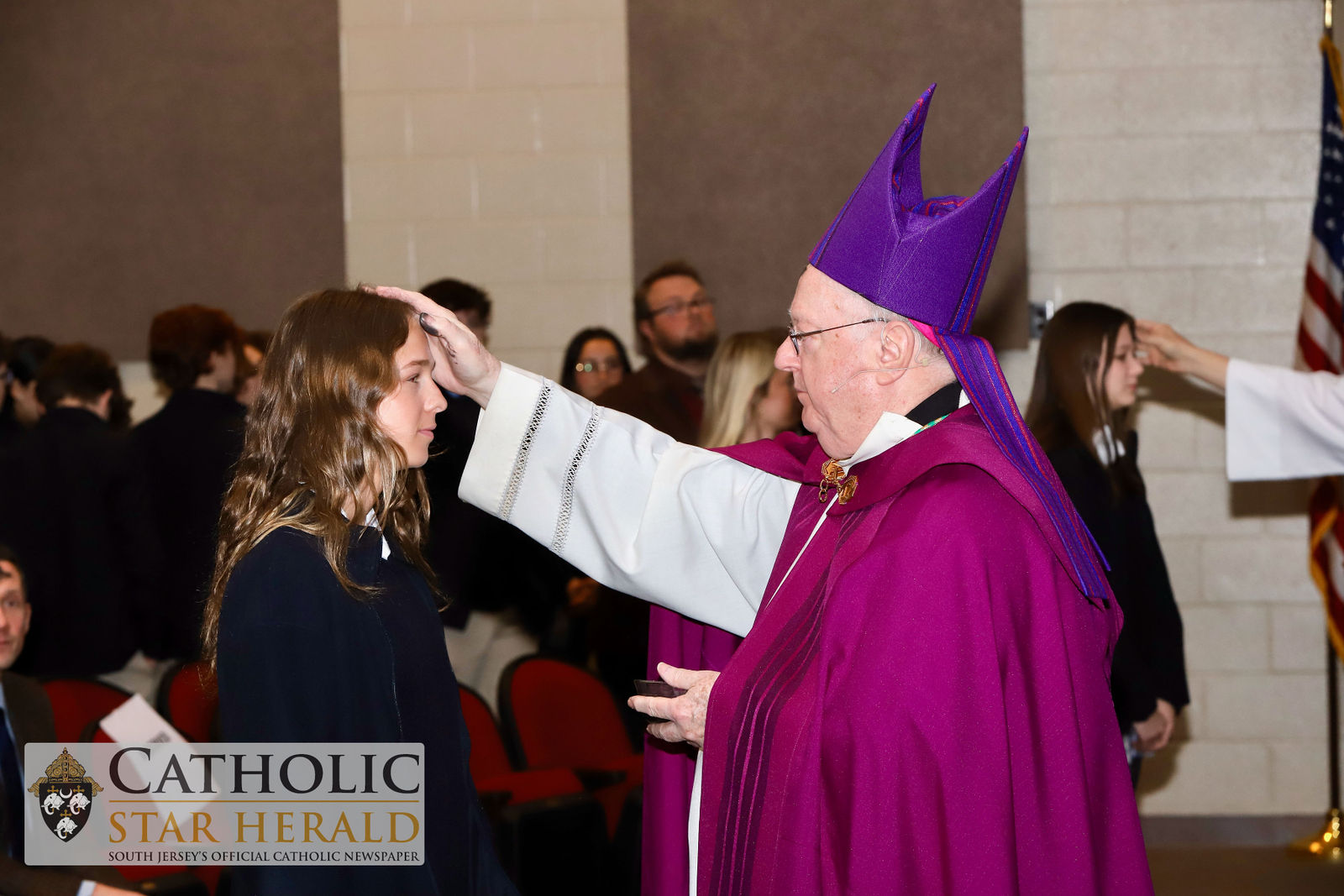 Ash Wednesday at Paul VI High School by Catholic Star Herald